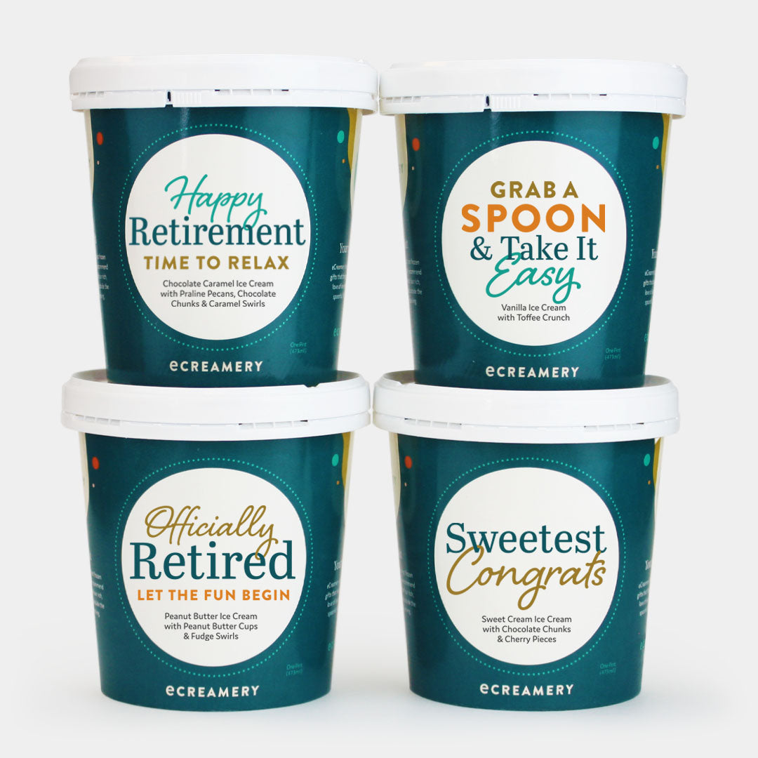 Retirement Ice Cream Gift Nationwide Delivery – eCreamery